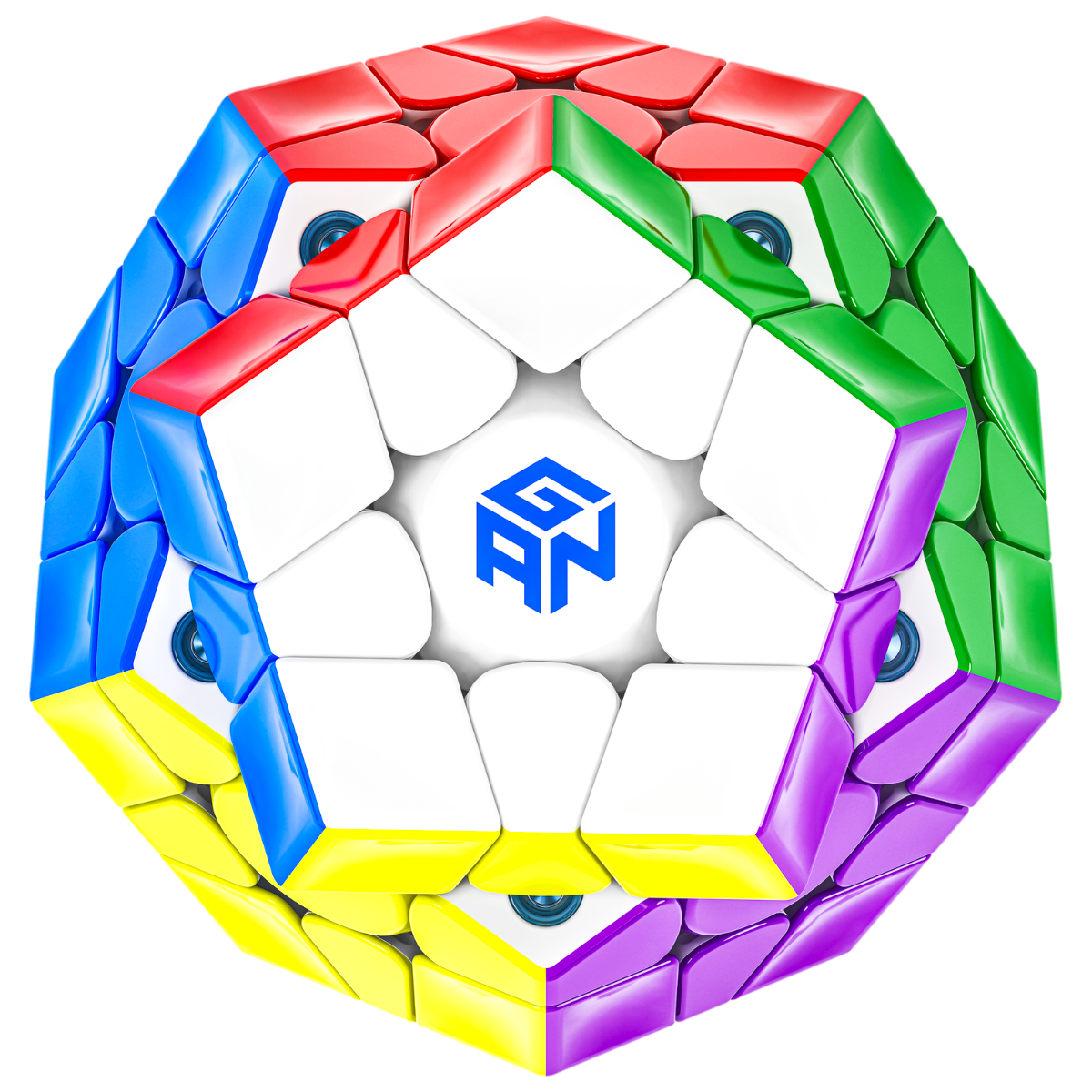 GAN Megaminx Maglev Stickerless UV Coated - Black → MasterCubeStore