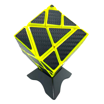 Ninja Ghost Cube Yellow (Carbon Stickers) → MasterCubeStore